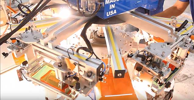 LP4/HAT : Cap/Hat Screen Printing Machine — GrafTeks