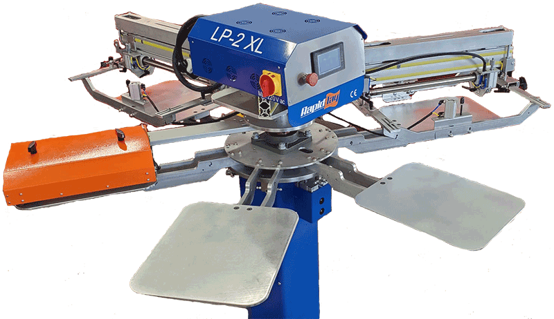 LP2XL Two Colors Large Automatic RapidTag Screen Printing Machines ...