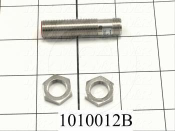 Inductive Proximity Switch, Round,12mm Diameter, Sensing Range 4mm, NP ...