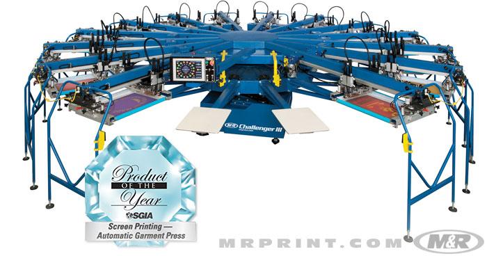 CHALLENGER® III Automatic Screen Printing Press — GrafTeks
